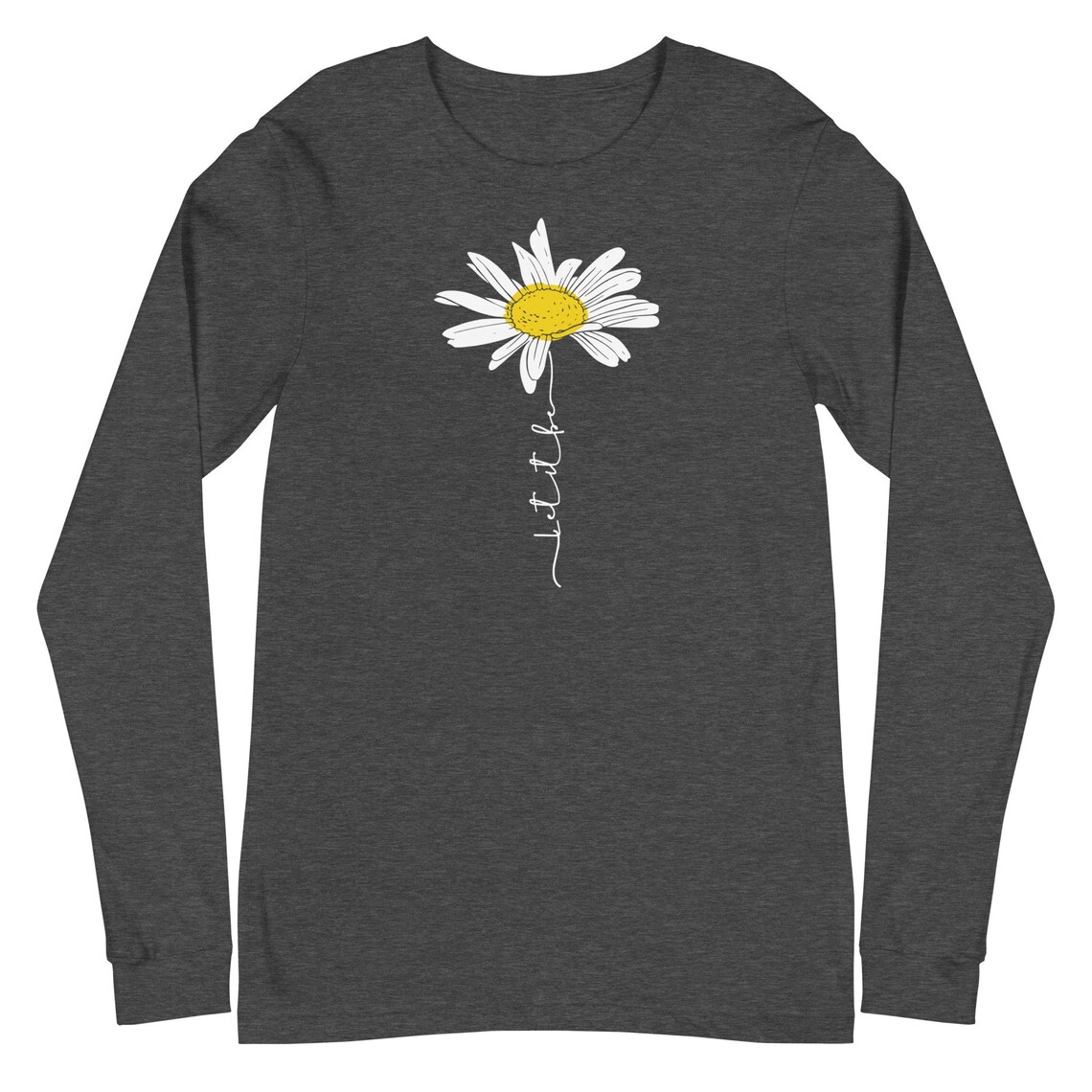 Let It Be Daisy Tee Unisex T-shirt Hippie Tee Wildflower - Etsy
