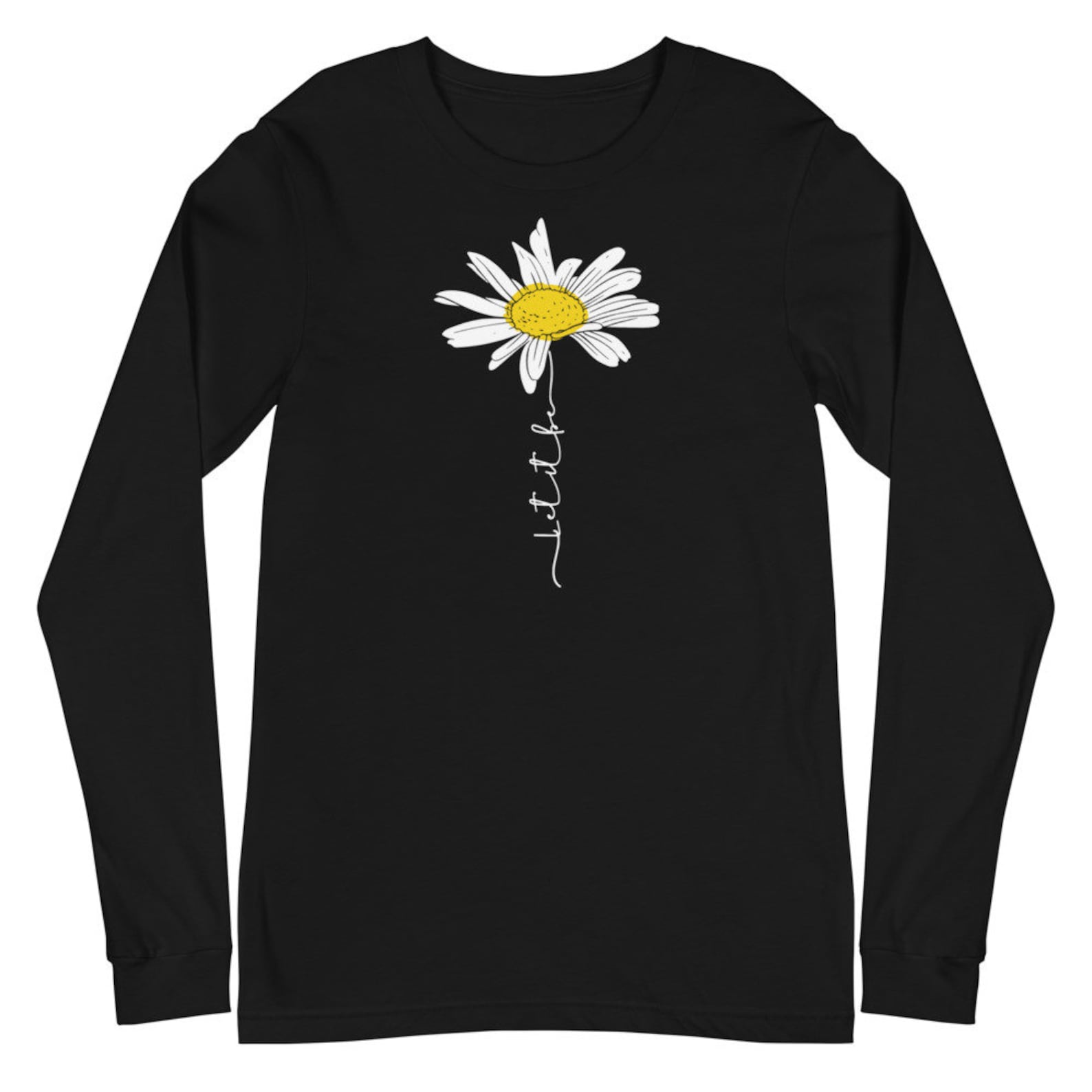 Let It Be Daisy Tee Unisex T-shirt Hippie Tee Wildflower - Etsy