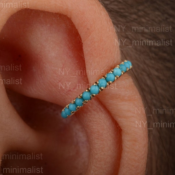 Gemstone Ear Cuff - Etsy