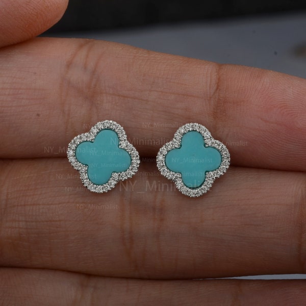 Turquoise Clover - Etsy