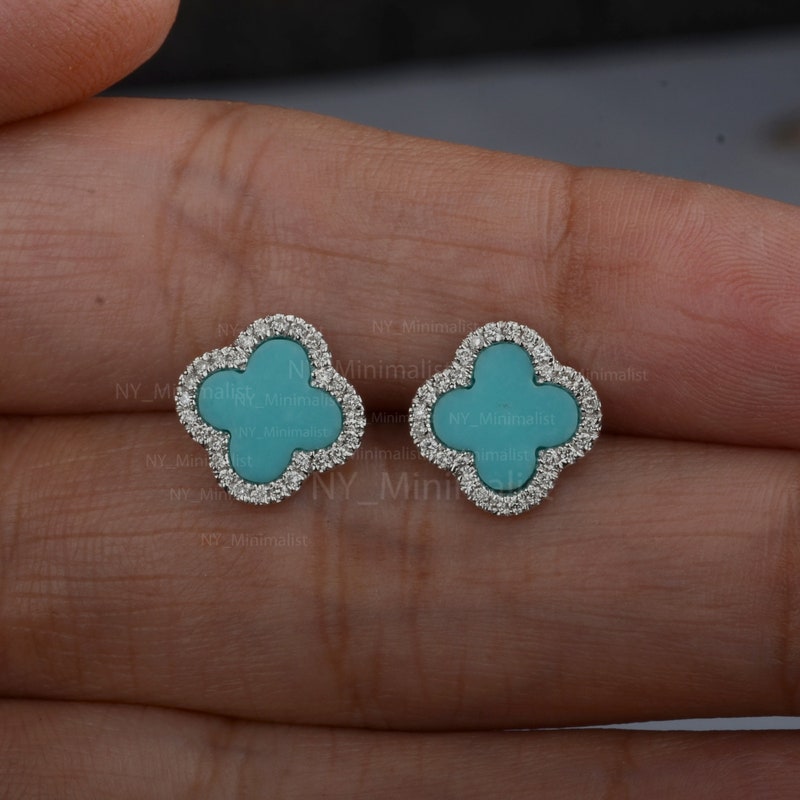 Turquoise Clover - Etsy