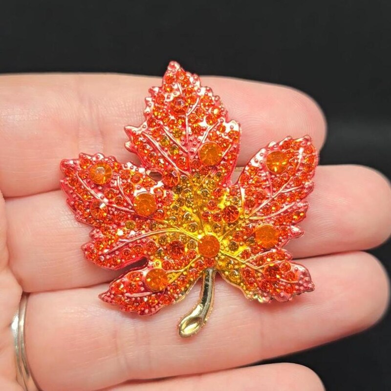 Autumn Leaf Brooch - Etsy