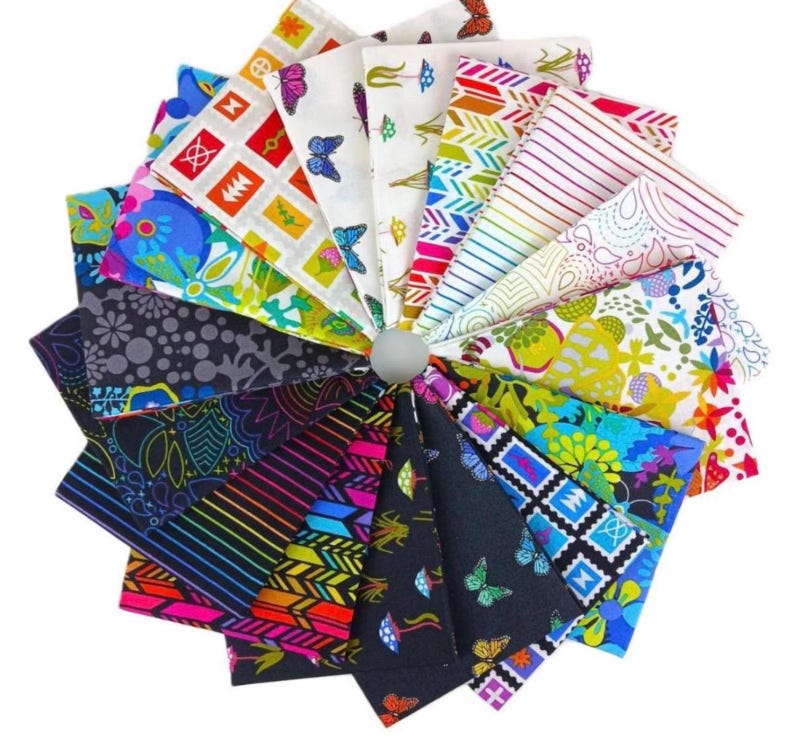 Layer Cake Quilting Fabrics Color Wheel | Andover - 42 Pieces - Etsy