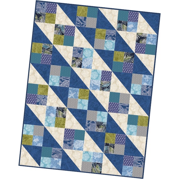 Maywood Studio Turtle Bay Fabric Collection POD Precut Quilt | Etsy