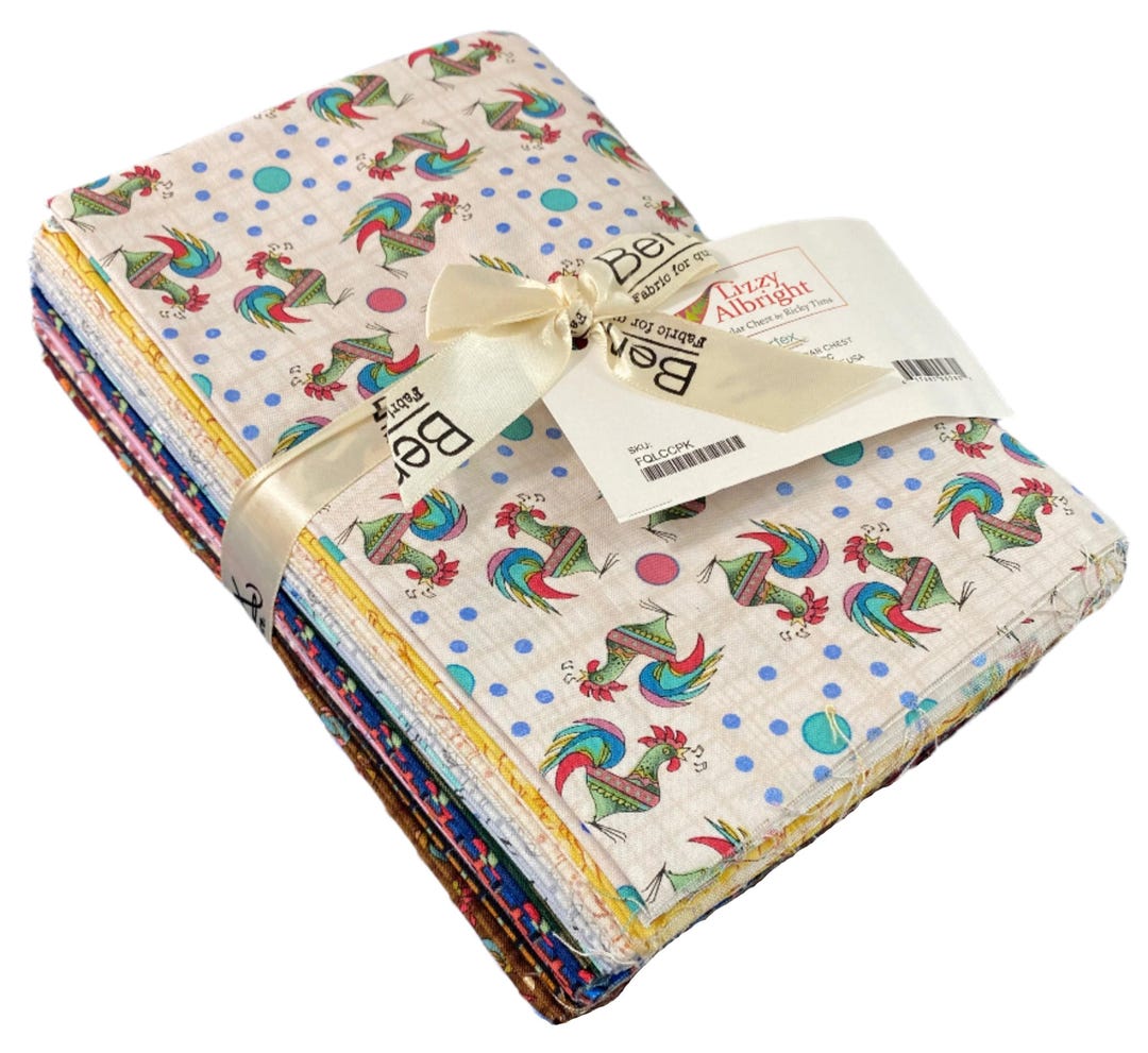 Lizzy Albright Fat Quarter Bundle: Cedar Chest, 18 Benartex Quilt ...