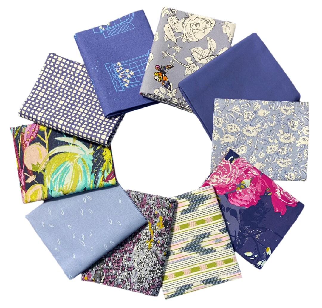 Fabric Half Yard Pack "sapphire SHINE AGF Color Master" - Art Gallery ...