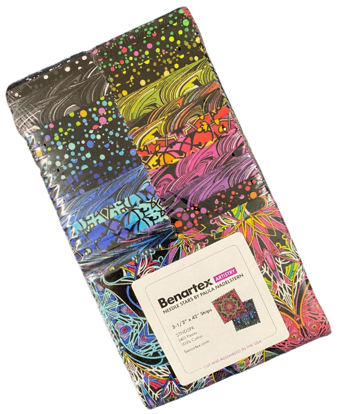 Fabric Jelly Roll Needle Stars Strip-pies by Paula Nadelstern for ...