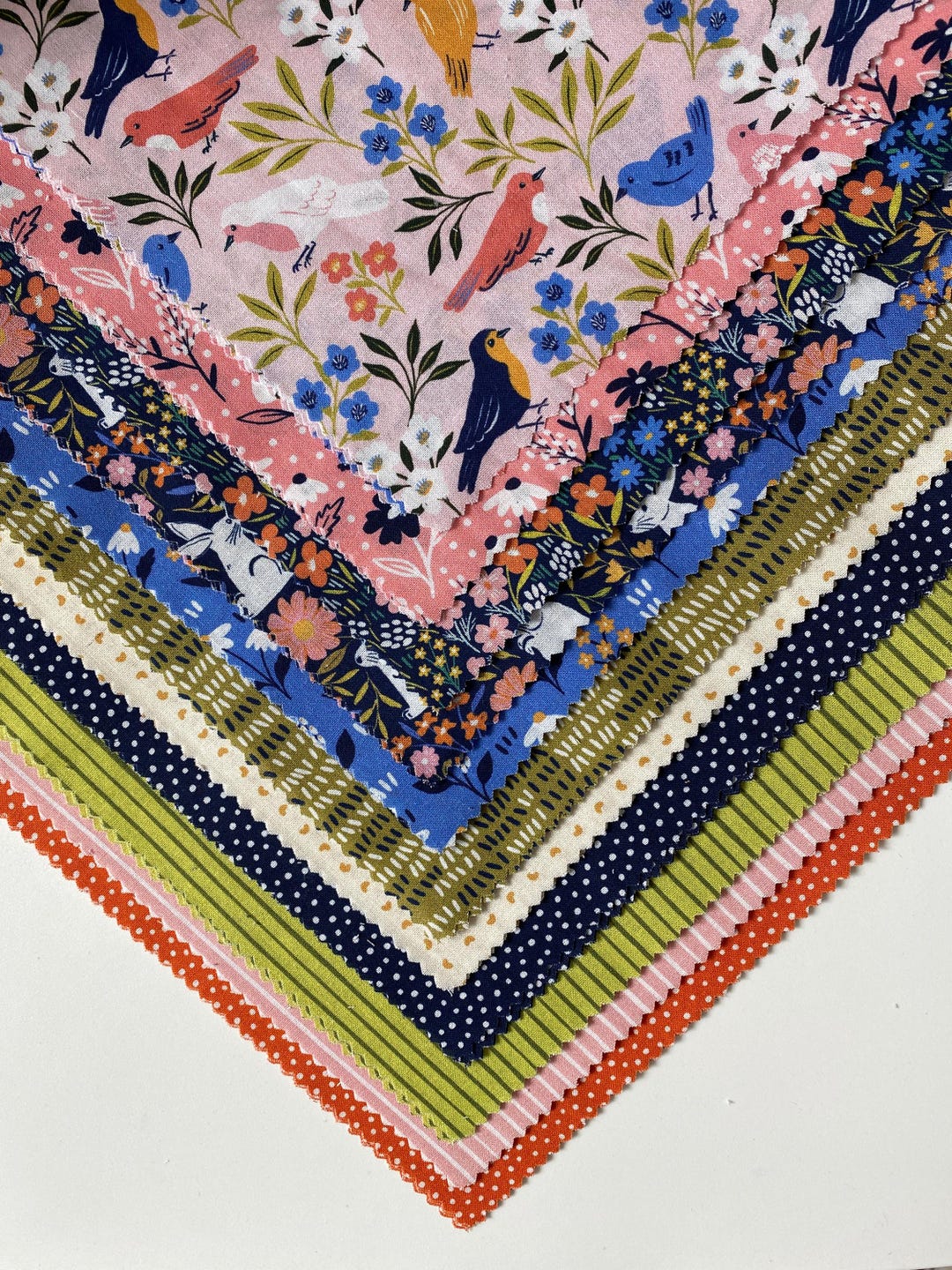 Fabric Layer Cake SEVEN MEADOWS Biggies by Felicity Fabrics - 10 ...