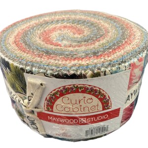 Fabric Jelly Roll CURIO CABINET by Maywood Studio - 2 1/2" Wide Strips ...