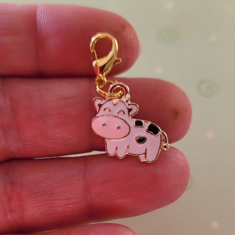 Cow Charm Bracelet - Etsy