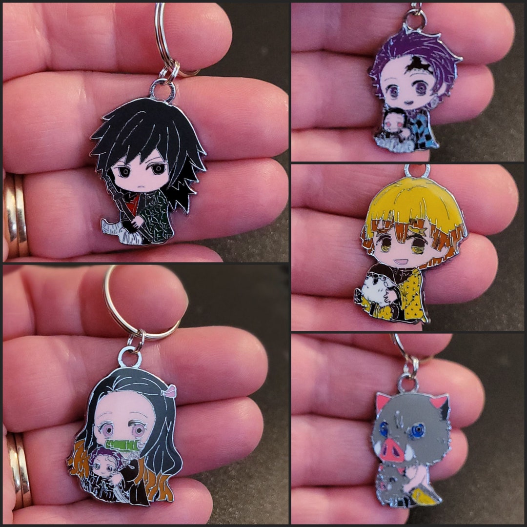 Anime Character Keyrings, Keychain, Pendant, Necklace, Handbag, Purse ...