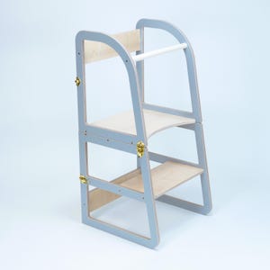 Toddler Tower & Baby High Chair - Wooden Learning Stool for Kids ...