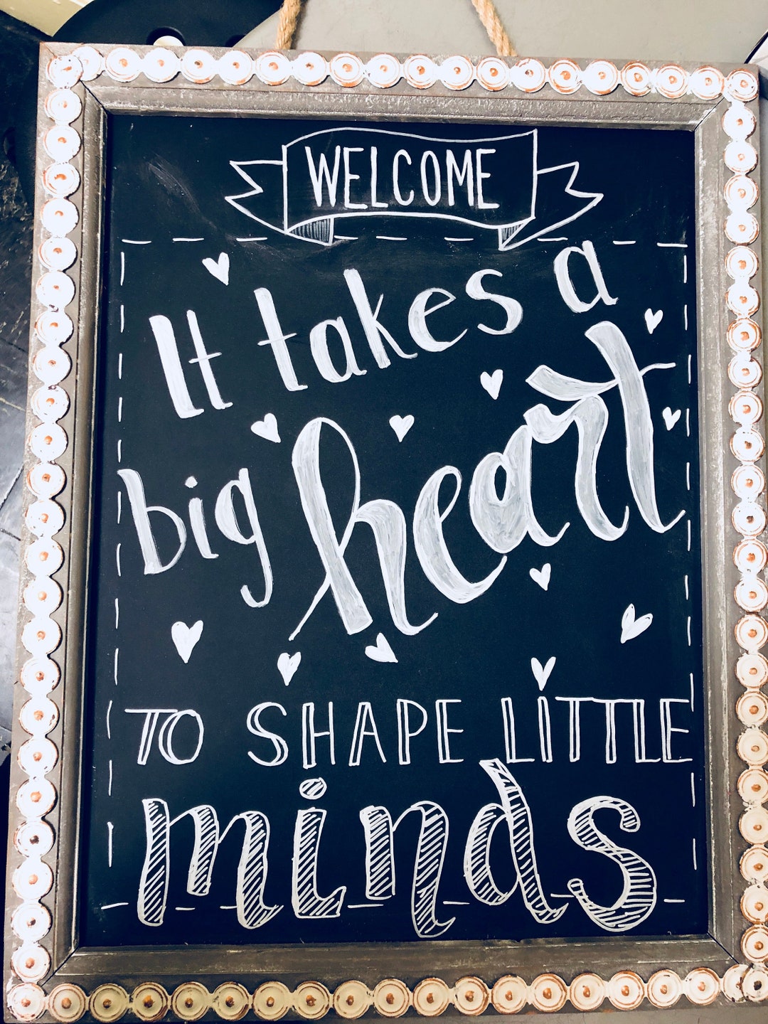 Custom Quote Chalkboard - Etsy