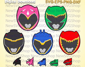 Power rangers svg | Etsy