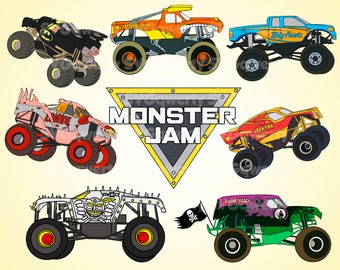 Monster jam | Etsy