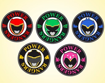 Power rangers svg | Etsy
