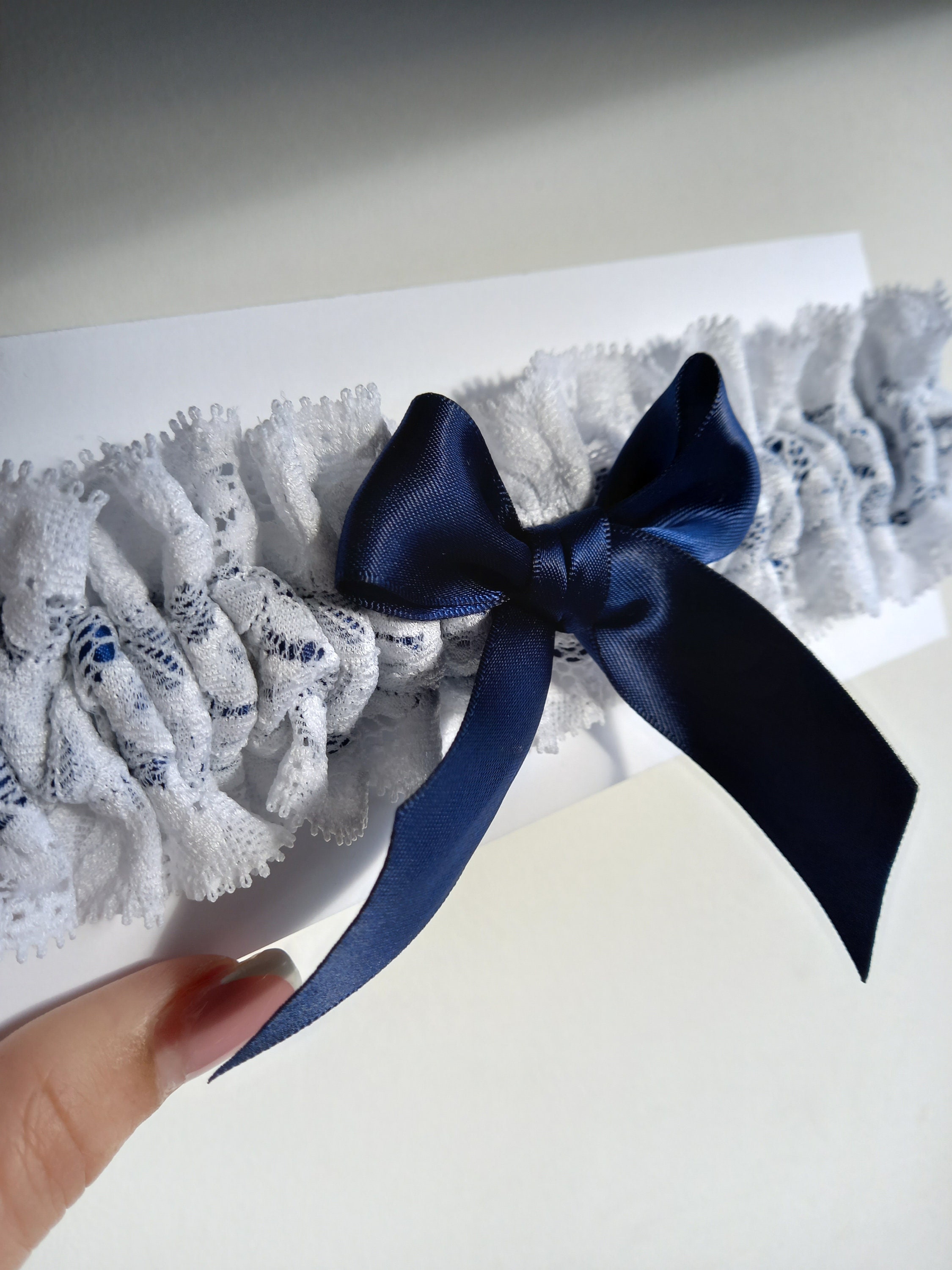 Royal Blue Bridal Lingerie, Wedding Garter, Bachelorette Gift for Bride ...