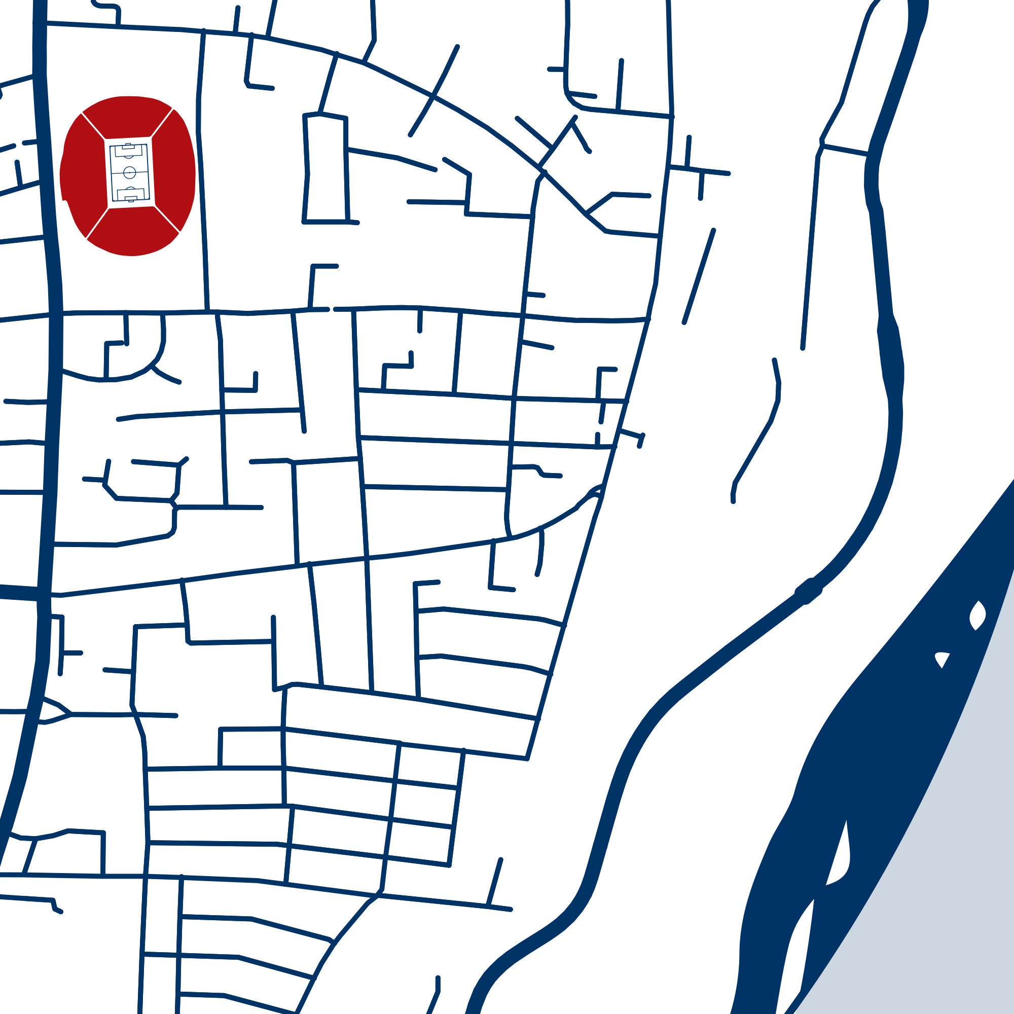 Tottenham Hotspur Stadium, Stadium Map Print, Tottenham Street Map ...