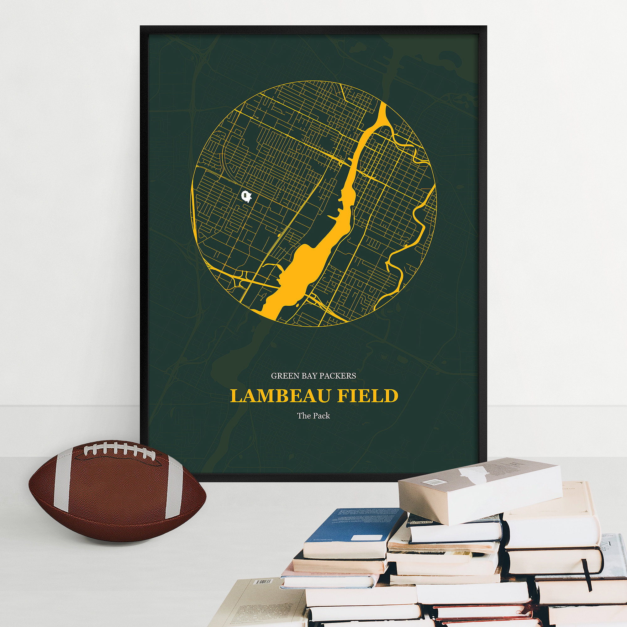 Area Map Of Lambeau Field