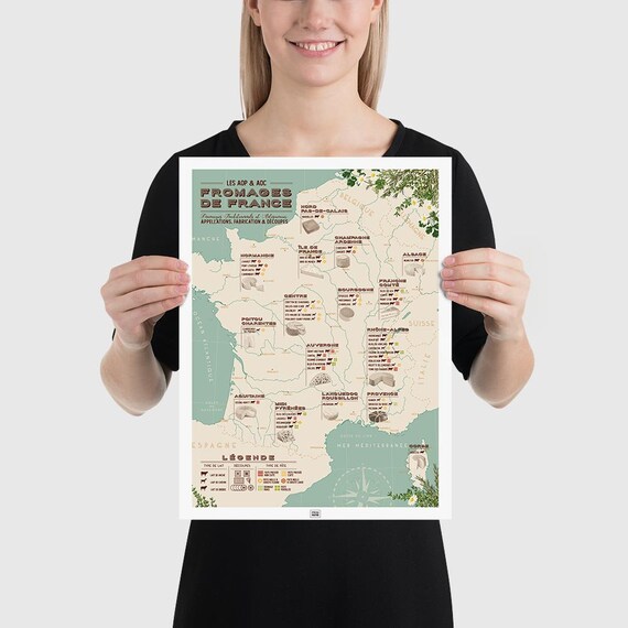 French Cheese Map Of Areas French Cheeses By Region – The