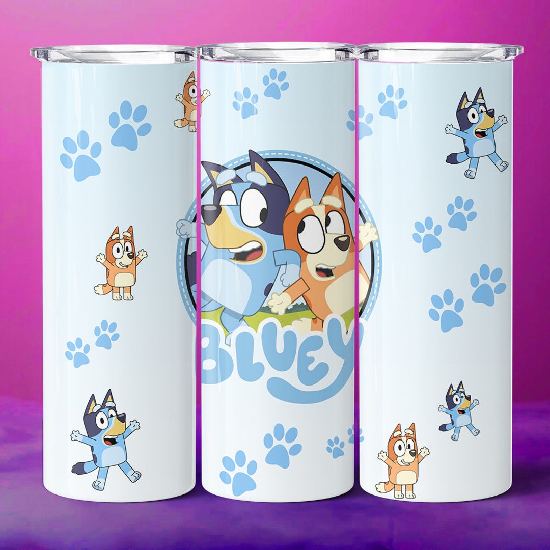 Bluey Tumbler Wrap Png, 20oz Skinny Tumbler Wrap, 20 Oz Tumbler Png ...