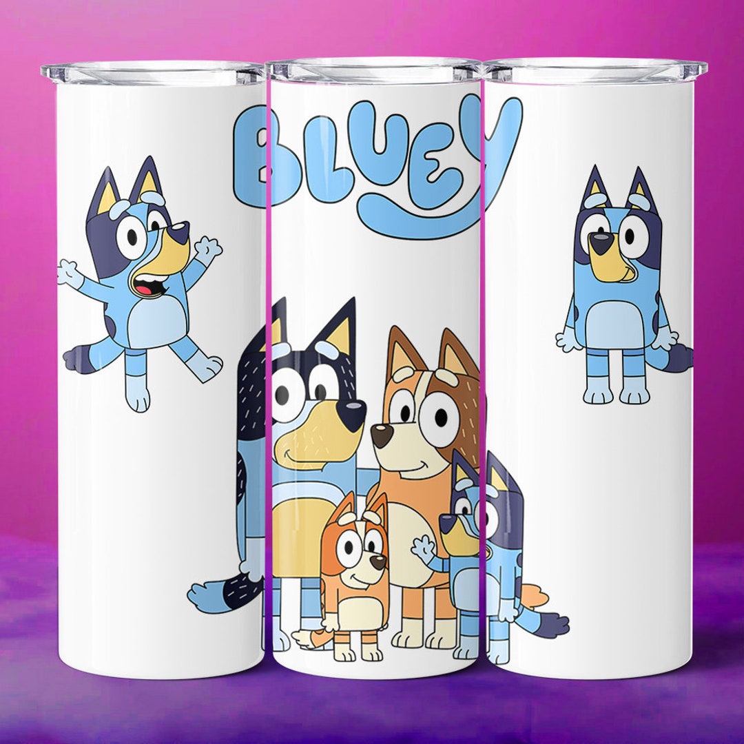 Bluey Tumbler Wrap Png, 20oz Skinny Tumbler Wrap, 20 Oz Tumbler Png ...