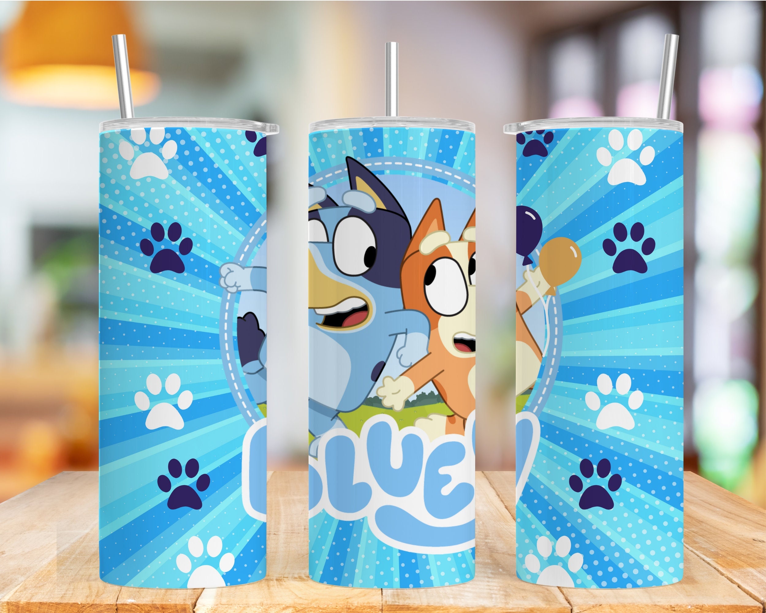Bluey Tumbler Wrap Png, 20oz Skinny Tumbler Wrap, 20 Oz Tumbler Png ...
