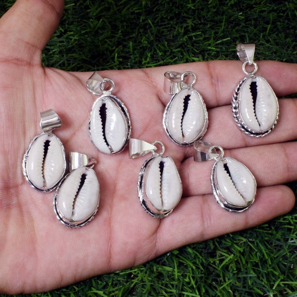 Cowrie Shell Pendant - Etsy