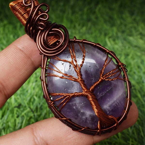 Wire Tree Pendant - Etsy