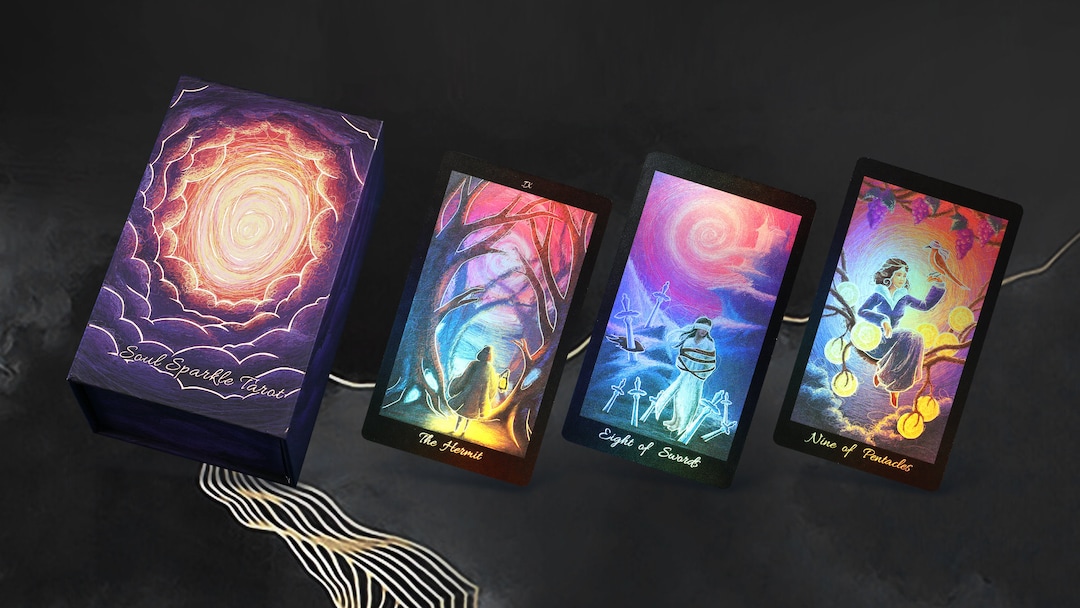 Soul Sparkle Tarot Deck - the Obscura Deck With Booklet - Etsy Canada