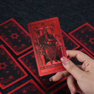 The Ruby Deck Tarot – Neo Rider, 7 Deadly Sins Collection - Etsy