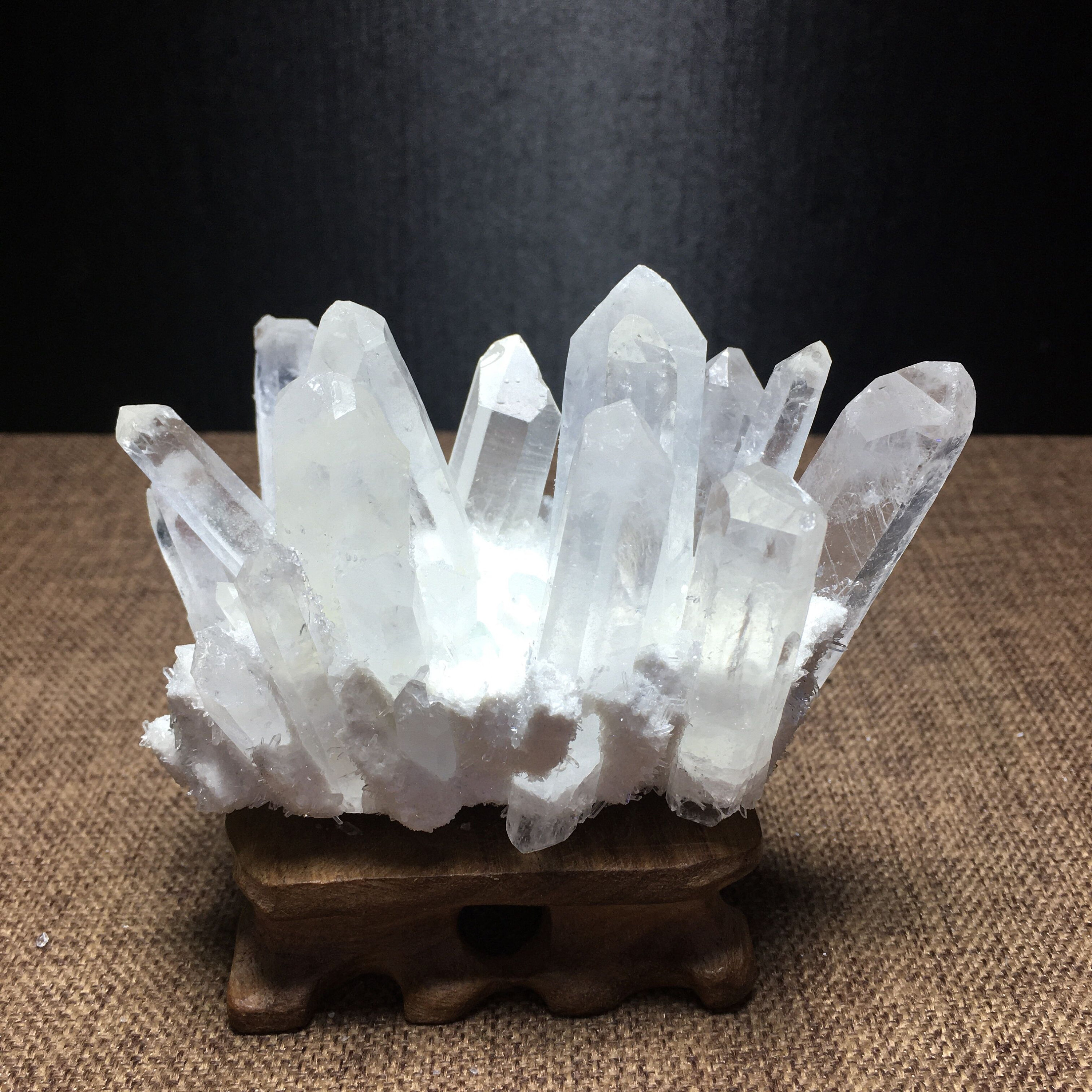 Natural CrystalClear Quartz Cluster CrystalNatural Row Rock | Etsy