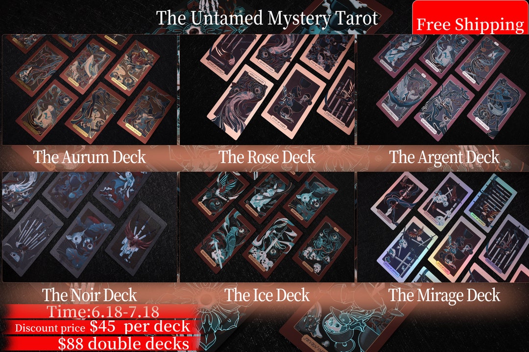 Double Decks Any 2 of the 6 Decks of the Untamed Mystery - Etsy