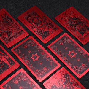 The Ruby Deck (wrath - Be Patient)-the Neo Rider Tarot-7 Deadly Sins ...