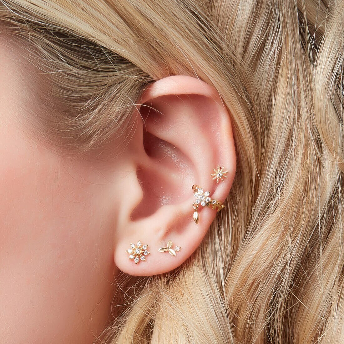 9K Solid Gold Textured Barbell 18G 6mm Length 9 Karat - Etsy UK