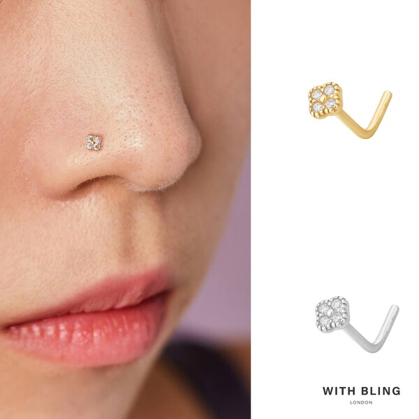 Micro Nose Stud - Etsy