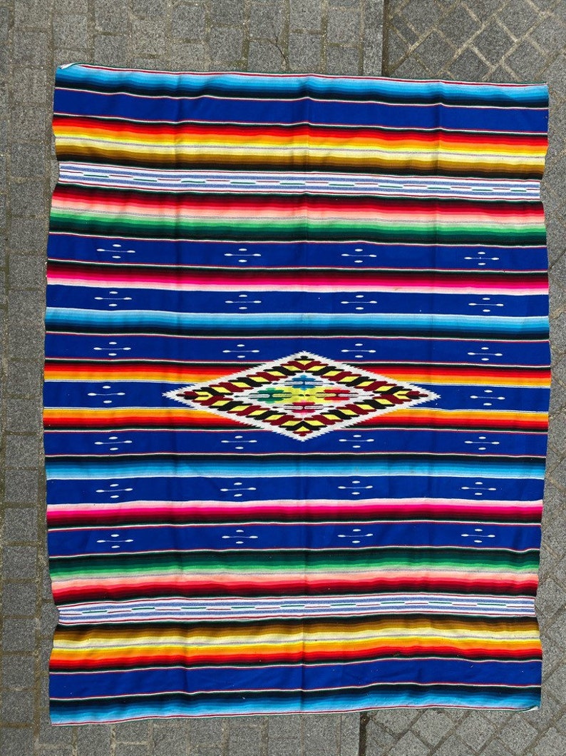 Vintage South American Weaving Kilim 155x200 Cm - Etsy