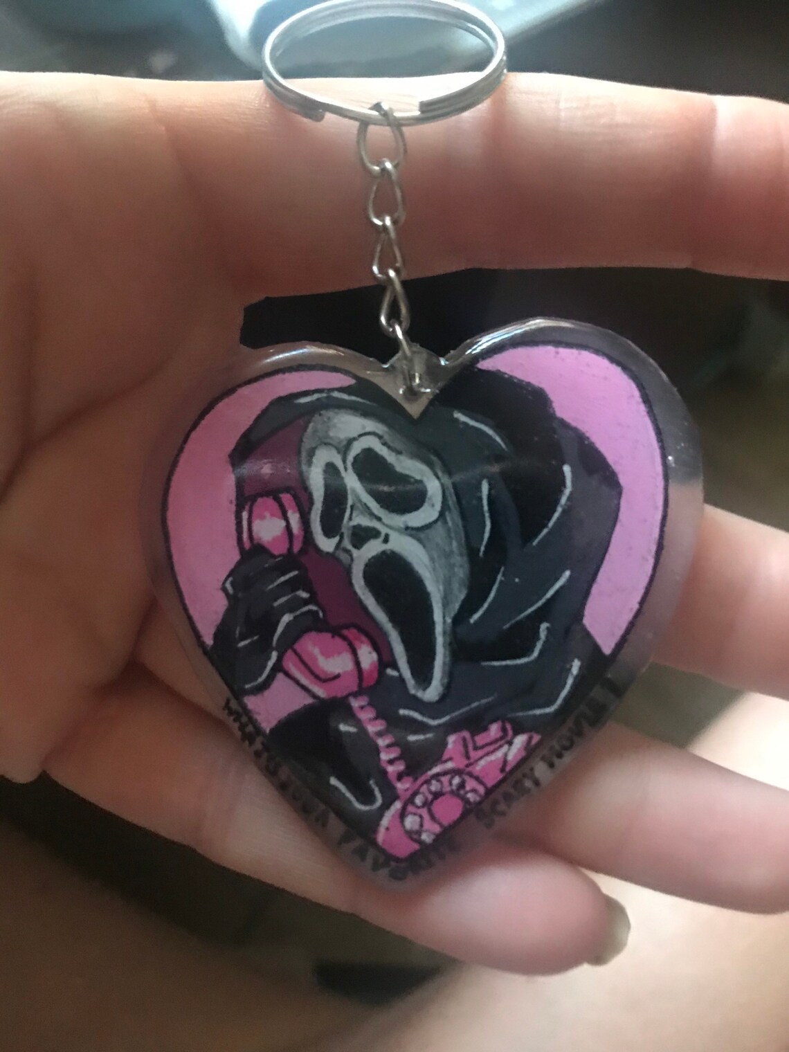 Ghostface From Scream Keychain - Etsy