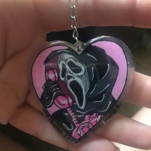 Ghostface From Scream Keychain - Etsy
