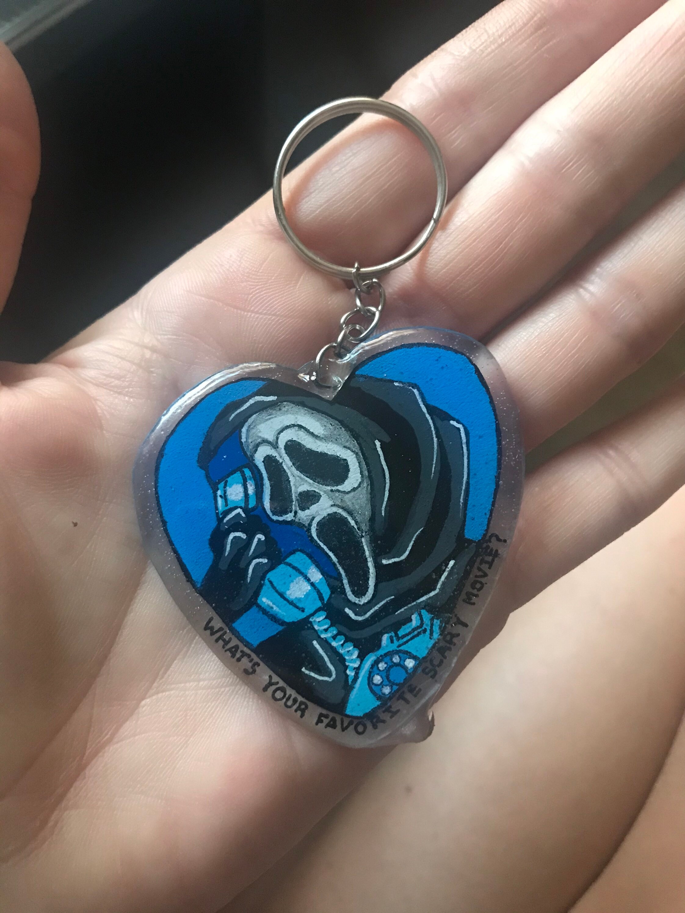 Ghostface From Scream Keychain - Etsy
