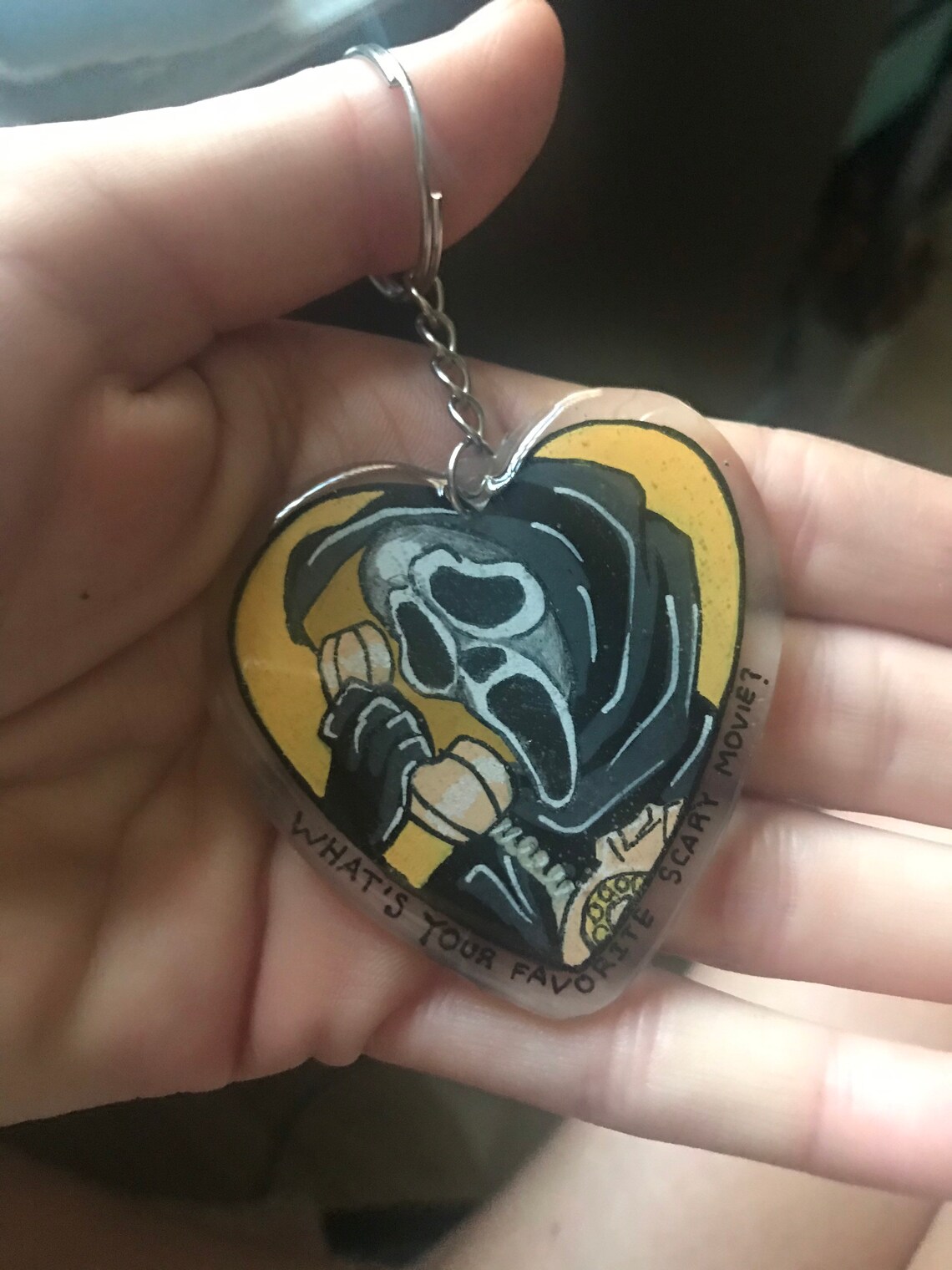 Ghostface From Scream Keychain - Etsy