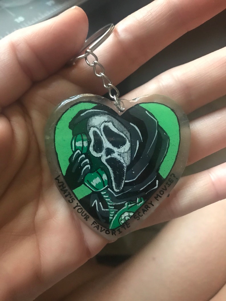 Ghostface From Scream Keychain - Etsy