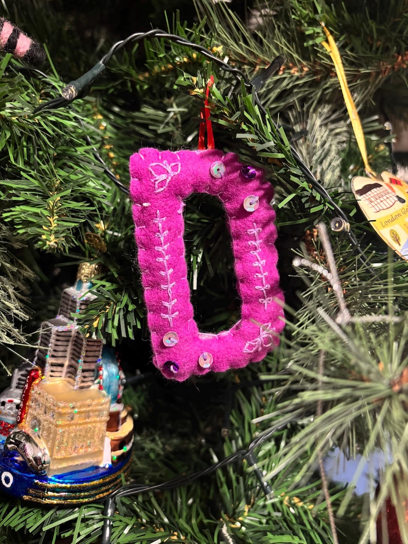 Embroidered Folk Felt Letters, Ornaments, PDF, Beginners Crafting ...