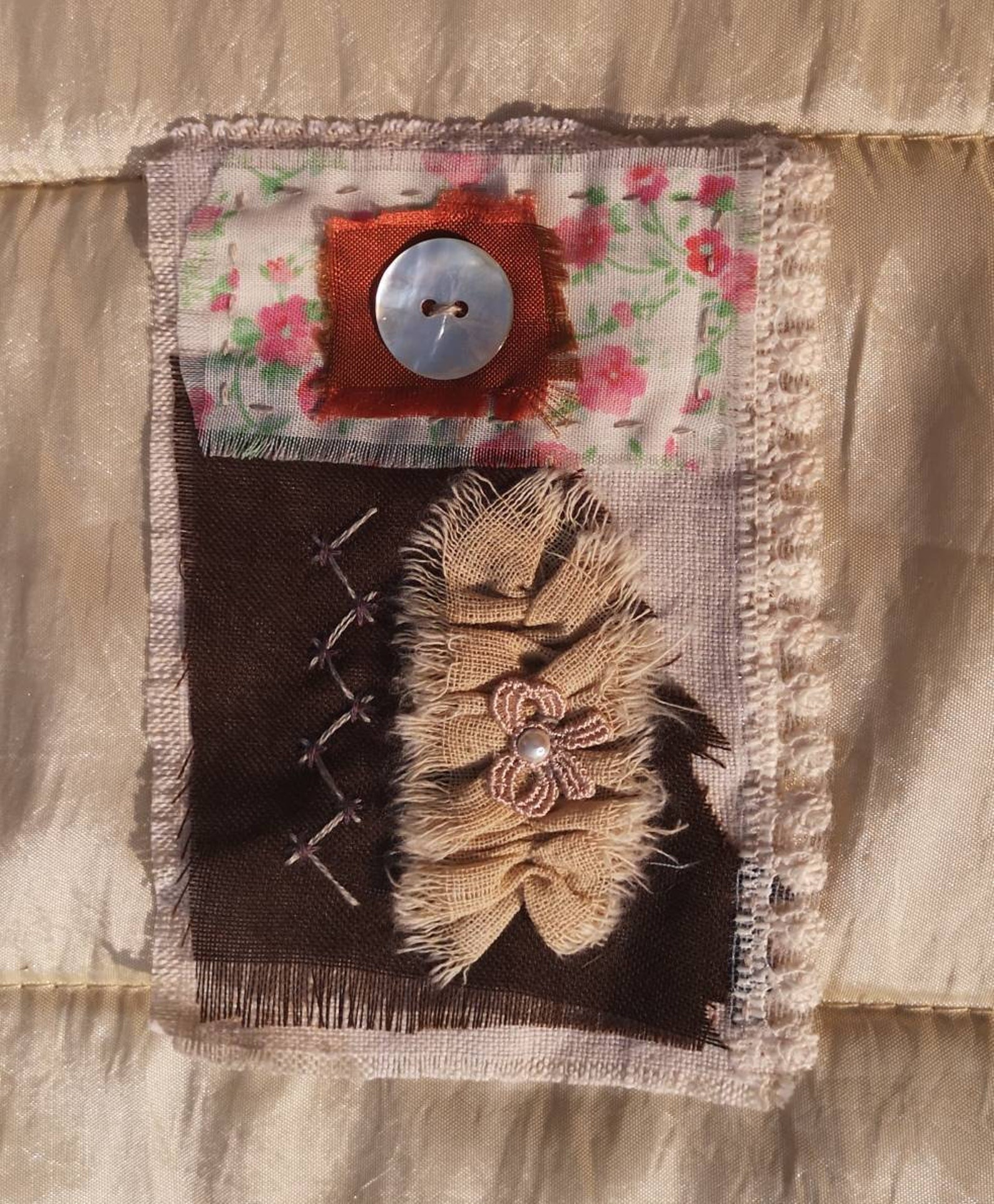 Embroidered Fabric Clusters - Etsy