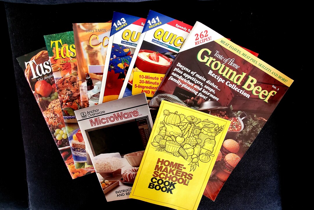 Collection of Vintage Cooking Magazines - Etsy