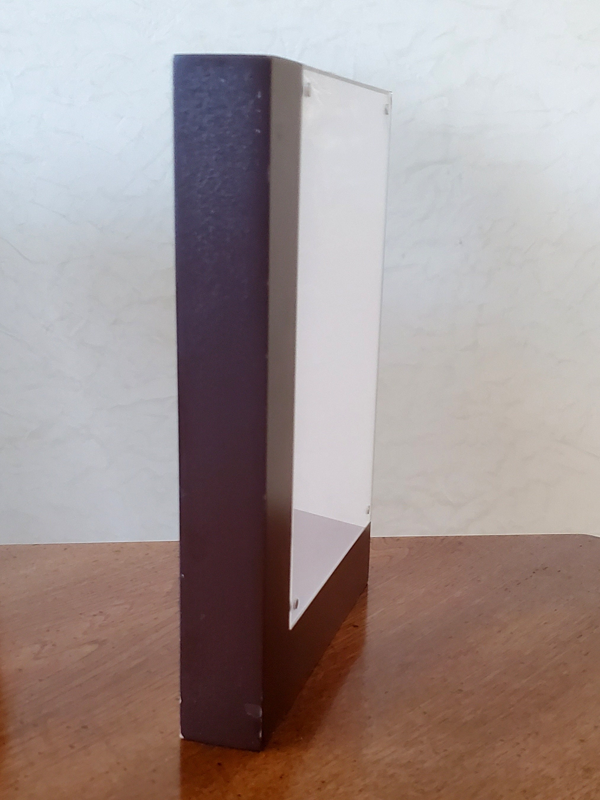 Unique Wood Block Standing Frame With Magnetic Cover for Photos up to ...