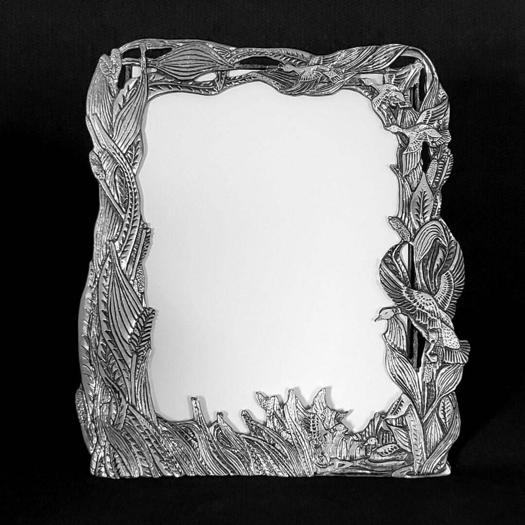Cast Pewter Nature-themed Frame for 5x7 Vertical Photo - Etsy