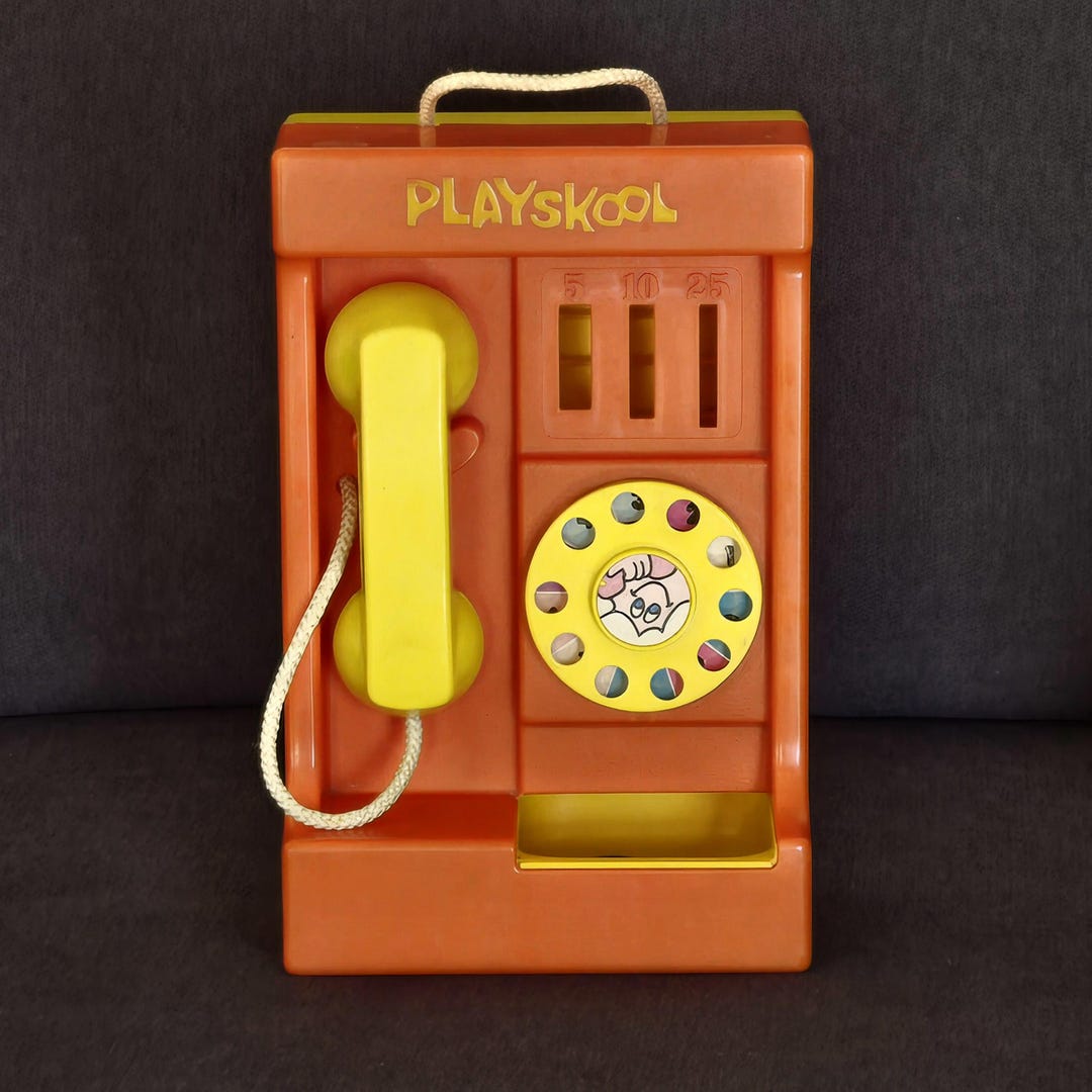 1976 Playskool Rotary Pay Phone - Etsy