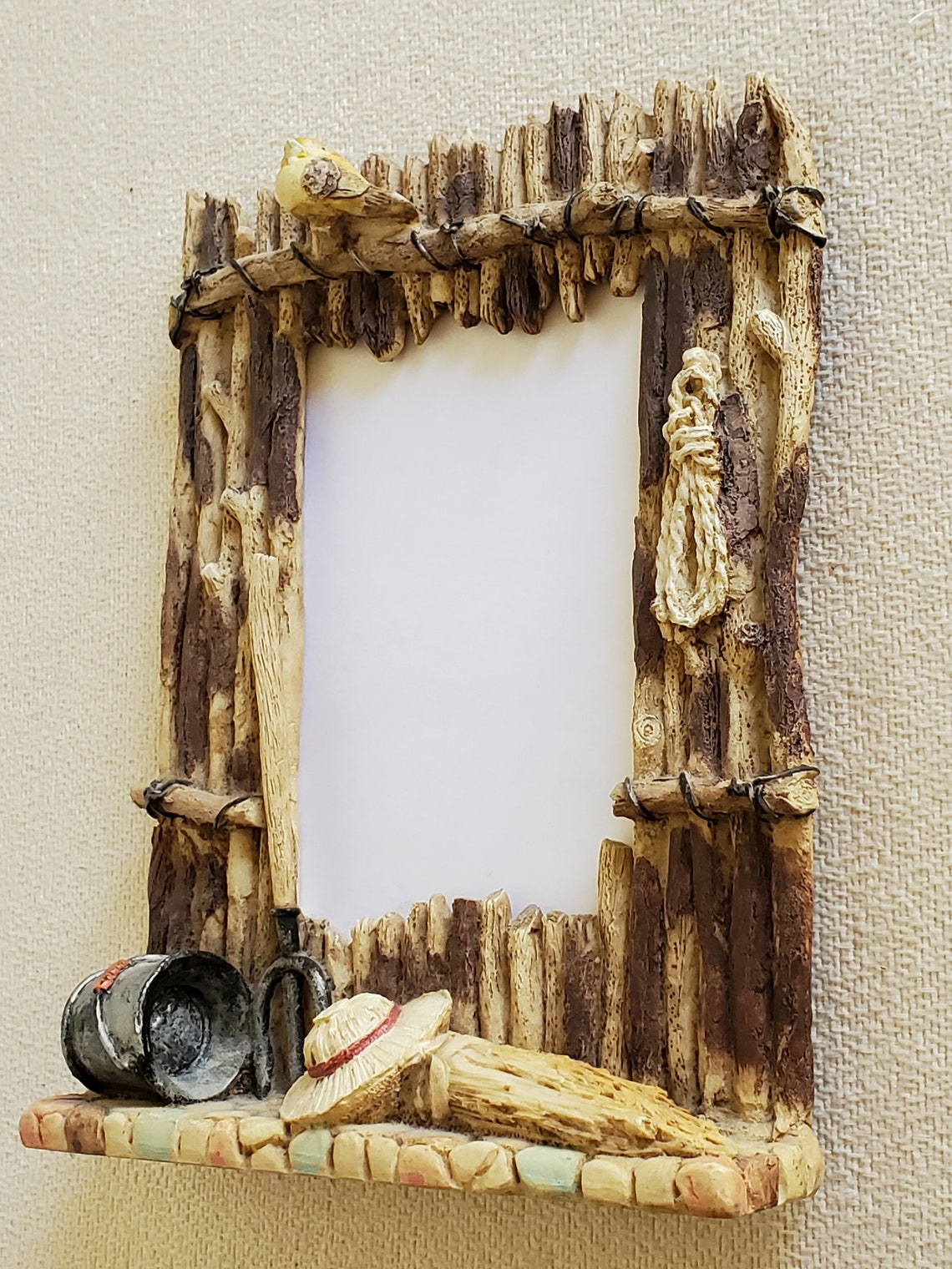 Vintage Garden-themed Frame for 3.5x5 Photo | Etsy