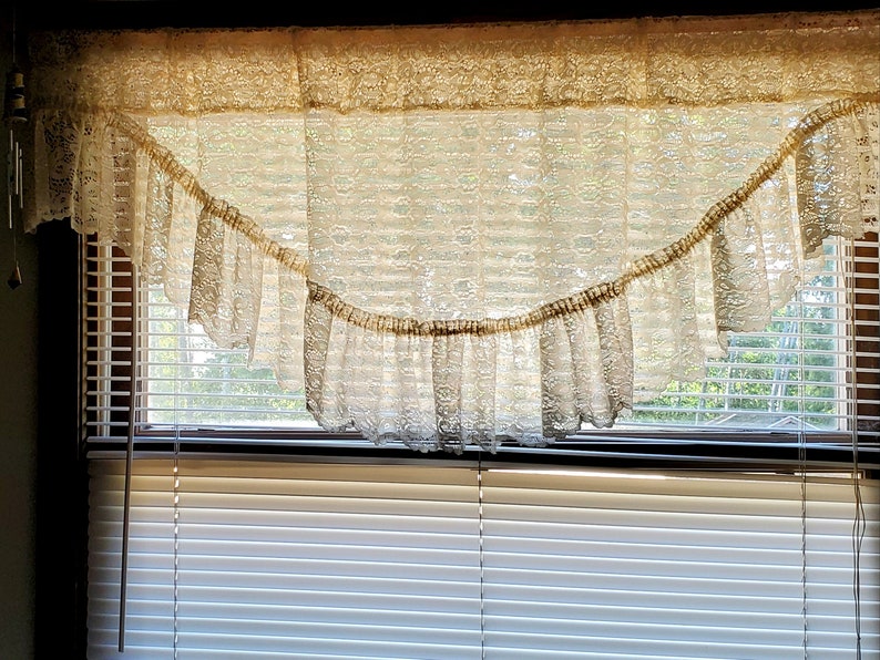 Ivory Lace Valance - Etsy
